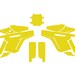 TALARIA STING Yellow Solid Full Color Change Graphics Kit Gloss or ...