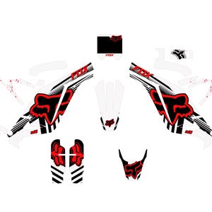 SUR RON Fox Red Full Graphics Kit Gloss or Matte Surron Laminated ...