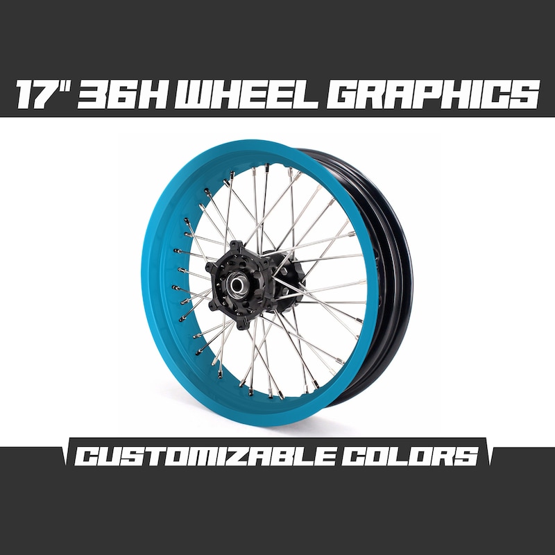 Motorcycle Rim Decals - Etsy