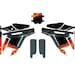 TALARIA STING Brushed Red Orange Full Graphics Kit Gloss or Matte ...