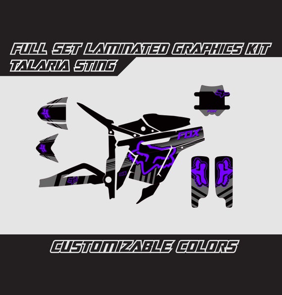TALARIA STING Fox Violet Purple Full Graphics Kit Gloss or - Etsy