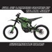 SUR RON Fox Blue Full Graphics Kit Gloss or Matte Surron Laminated ...