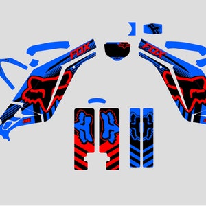 SUR RON Fox Full Graphics Kit Gloss or Matte Surron Laminated Bubble ...