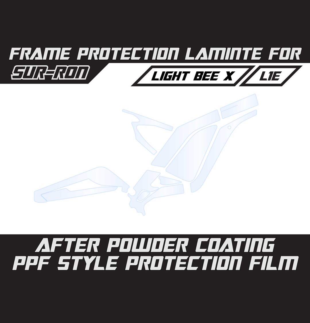 SUR RON Light Bee X PPF Style Protection Vinyl - Clear Wrap After ...
