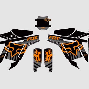TALARIA STING Fox Ktm Orange Full Graphics Kit Gloss or Matte Laminated ...