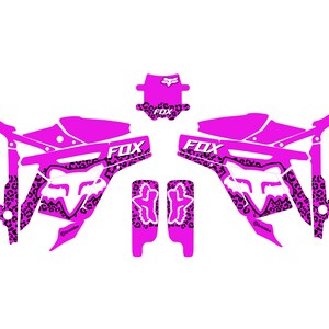 TALARIA STING Fox Cheetah Purple Full Graphics Decals Stickers Kit ...