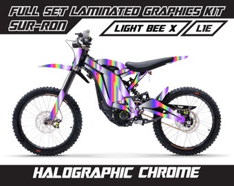 SUR RON Chrome Full Graphics Kit Laminated Surron Bubble Free Thick ...