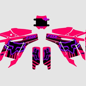 TALARIA STING Fox Hot Pink Violet Full Graphics Kit Gloss or Matte ...