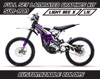 ULTRA BEE Sur Ron Rockstar Energy Gold Full Graphics Kit Gloss or Matte ...