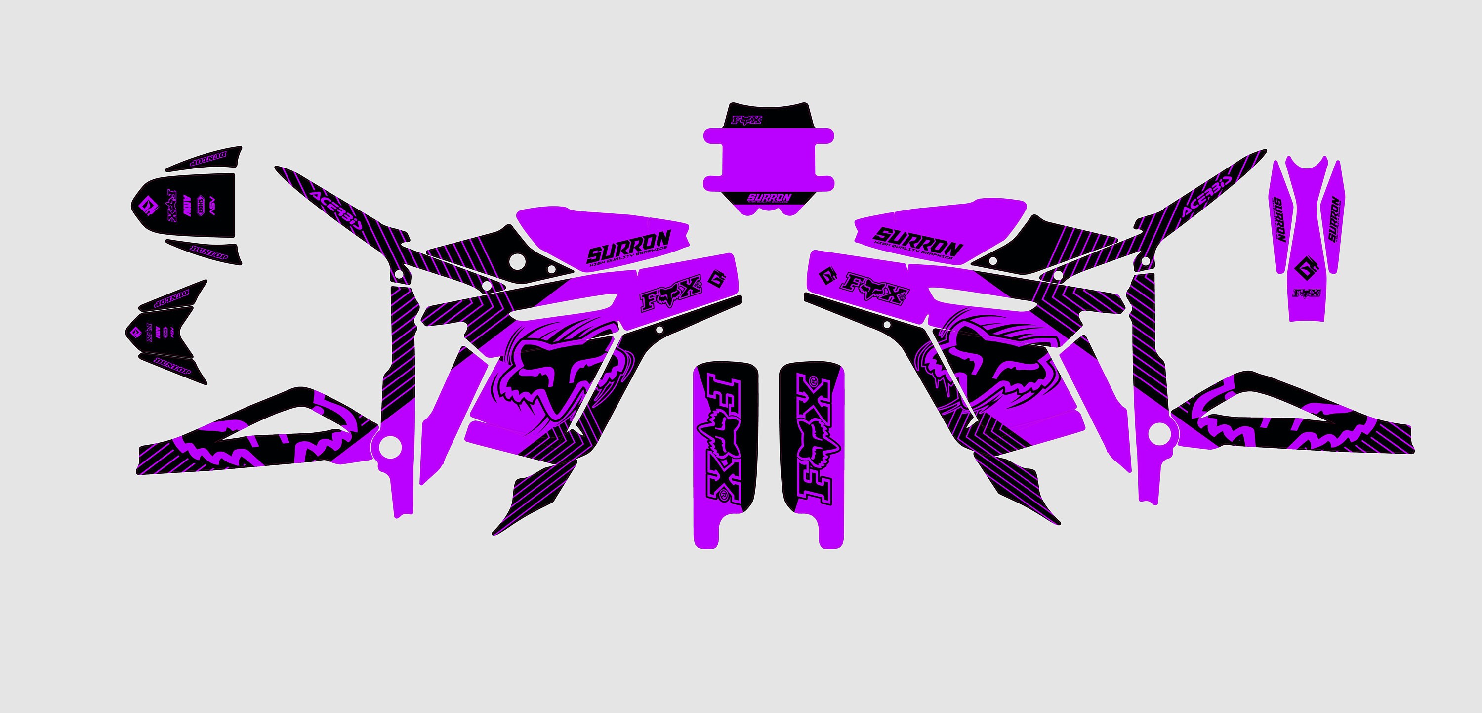 TALARIA STING Fox Violet Full Graphics Kit Custom Gloss or - Etsy