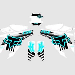 TALARIA STING Fox Electric Blue Full Graphics Kit Gloss or Matte ...