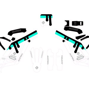 SUR RON Drip Style Electric Sponsors Full Graphics Kit Gloss or Matte ...