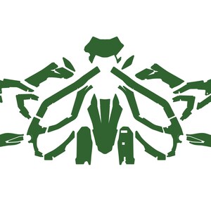 Sur Ron Ultra Bee - Army Green Solid Full Color Graphics Kit Gloss or ...
