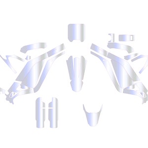 SUR RON Chrome Full Graphics Kit Laminated Surron Bubble Free Thick ...