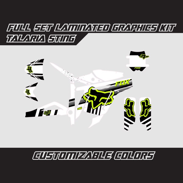 SUR RON Ktm Orange Full Graphics Kit Gloss or Matte Surron Laminated ...