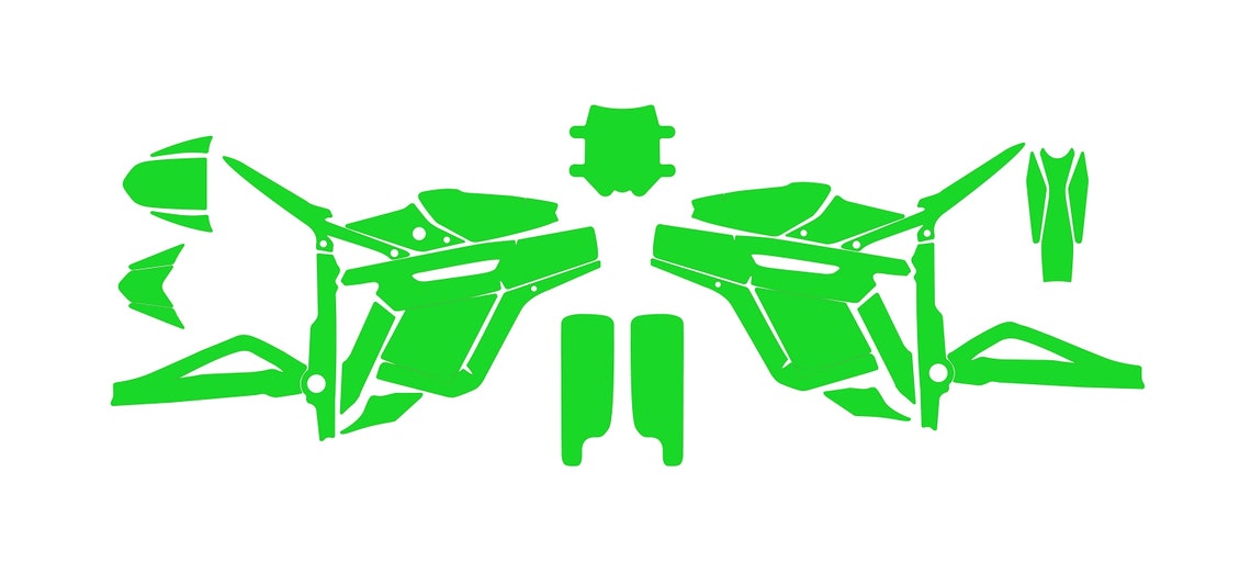 TALARIA STING Green Solid Full Color Change Graphics Kit Gloss or Matte ...