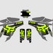 TALARIA STING Fox Fluorescent Yellow Full Graphics Kit Gloss or Matte ...