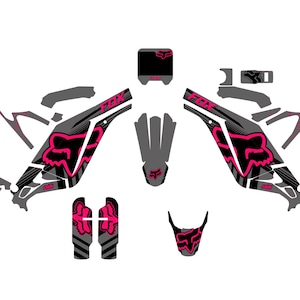 SUR RON Fox Pink Full Graphics Kit Gloss or Matte Surron Laminated ...