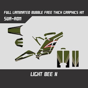 SUR RON Army Beast Full Graphics Kit Gloss or Matte Laminated - Etsy