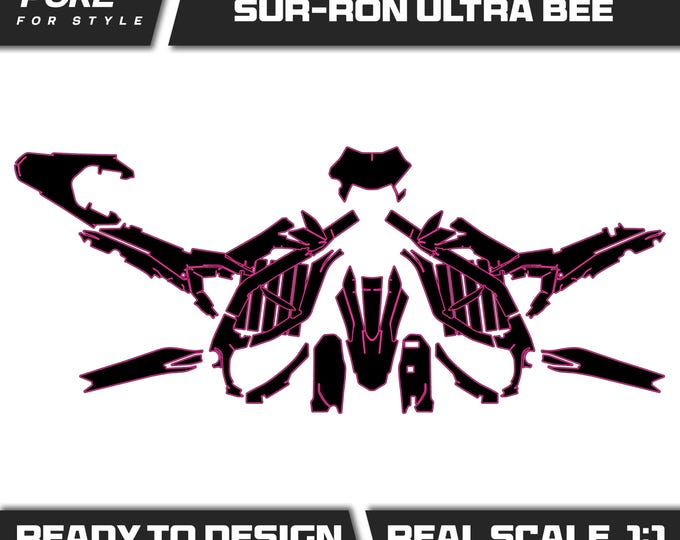 Vector Graphics Template for Sur Ron Ultra Bee - Surron Custom Cut File ...