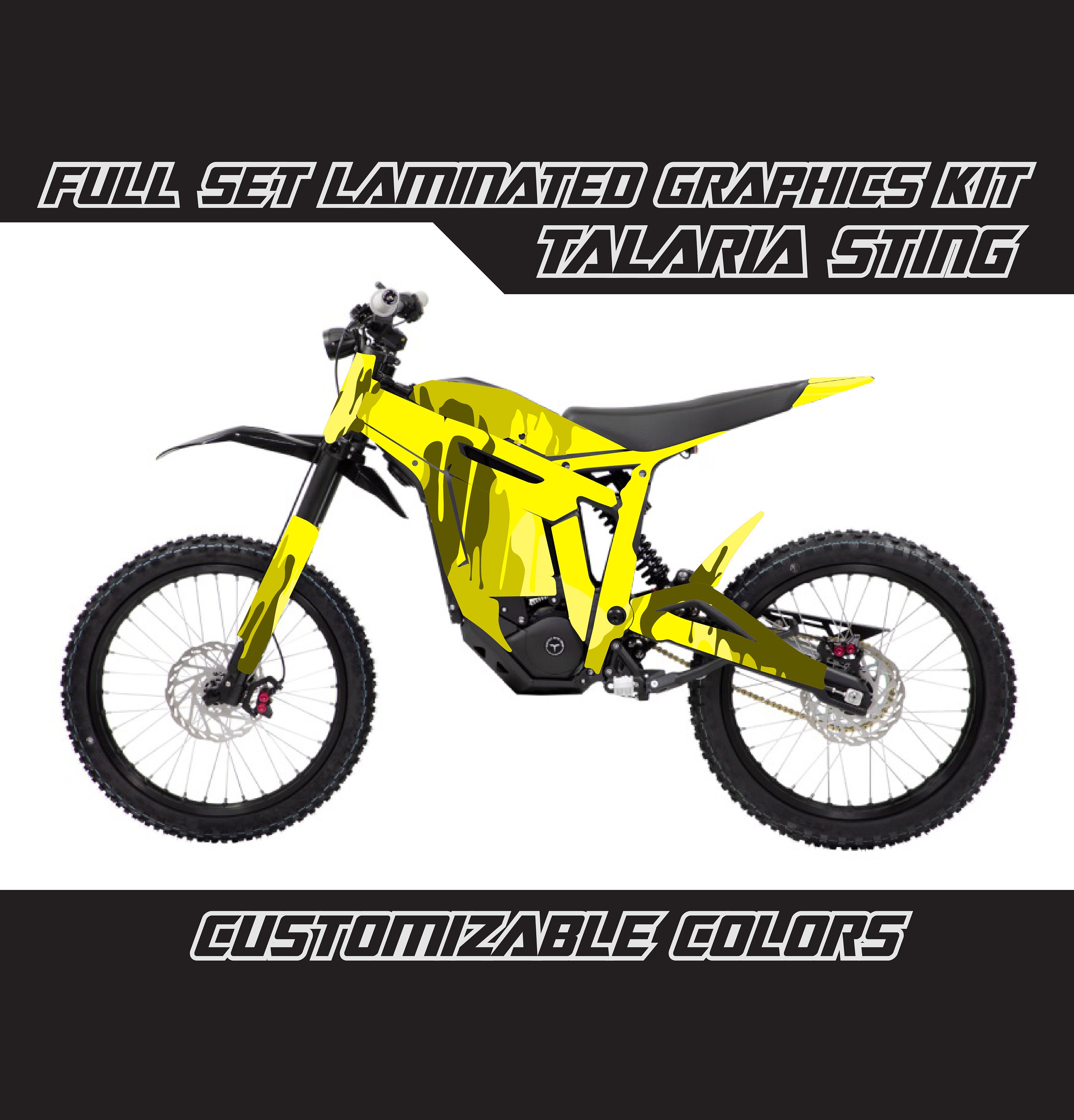TALARIA STING Camouflage Yellow Full Graphics Decals Stickers - Etsy