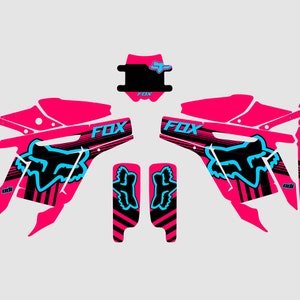 TALARIA STING Fox Hot Pink Blue Full Graphics Kit Gloss or Matte ...