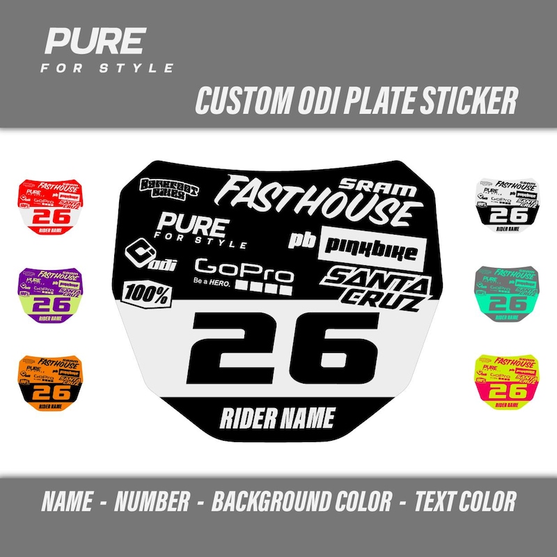 Custom Odi Plate Stickers - Etsy Australia