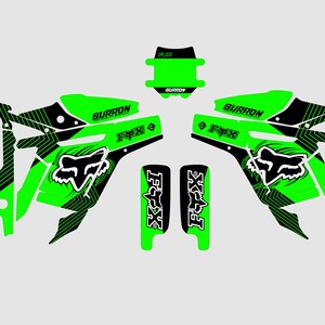 TALARIA STING Fox Green White Full Graphics Kit Custom Gloss or Matte ...