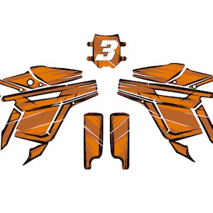 TALARIA STING Cartoon Animated Orange Full Graphics Kit Gloss - Etsy