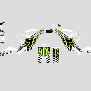 Kit gráfico completo SUR RON Fox Fluo brilhante ou fosco Surron ...