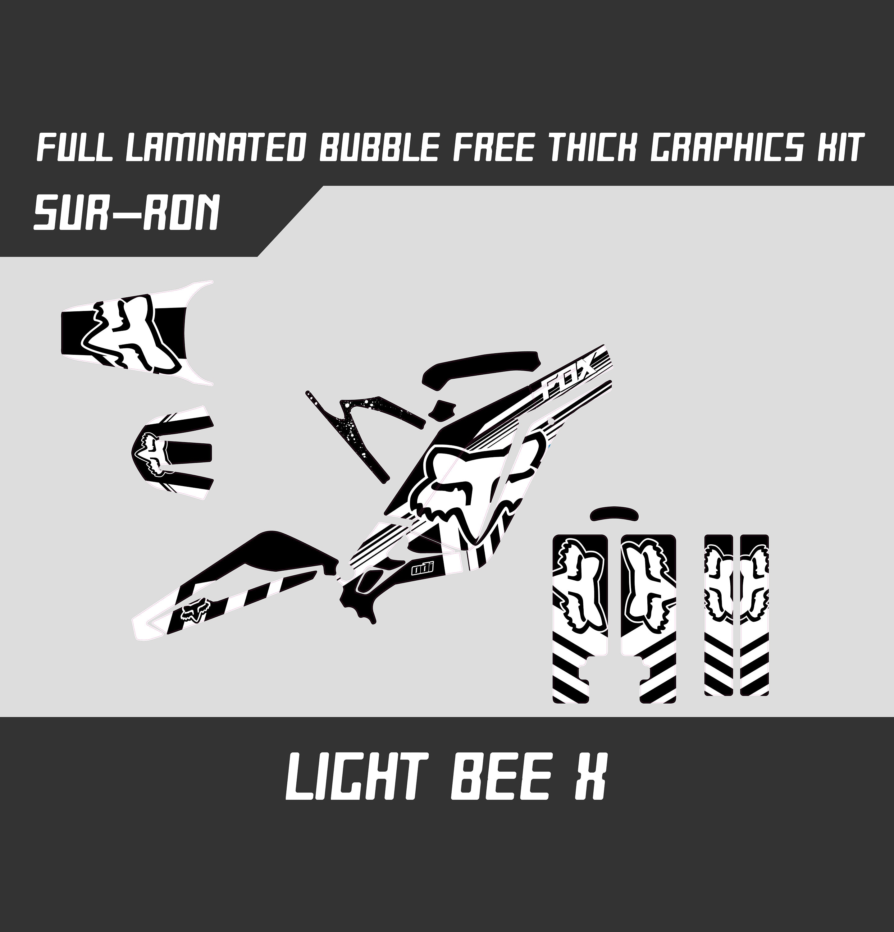 SUR RON Full Graphics Kit Gloss or Matte Surron Laminated Bubble Free ...