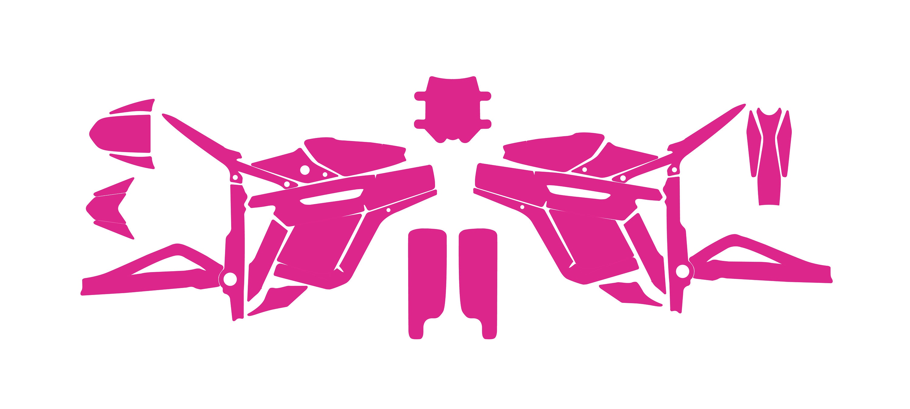 TALARIA STING Pink Solid Full Color Change Graphics Kit Gloss - Etsy