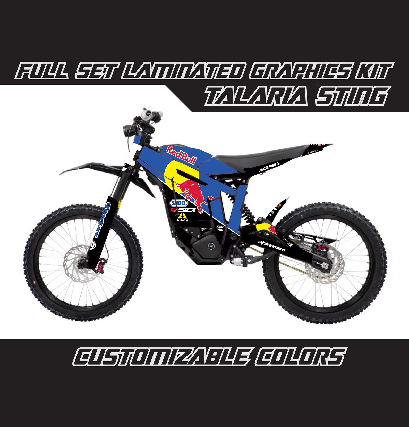 TALARIA STING R Bull Full Graphics Kit Gloss or Matte - Etsy