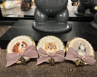 Cat Compact Mirror - Etsy