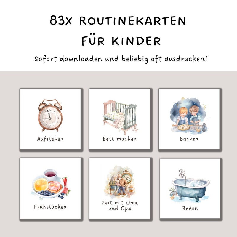 Routinekarten kinder - Etsy.de