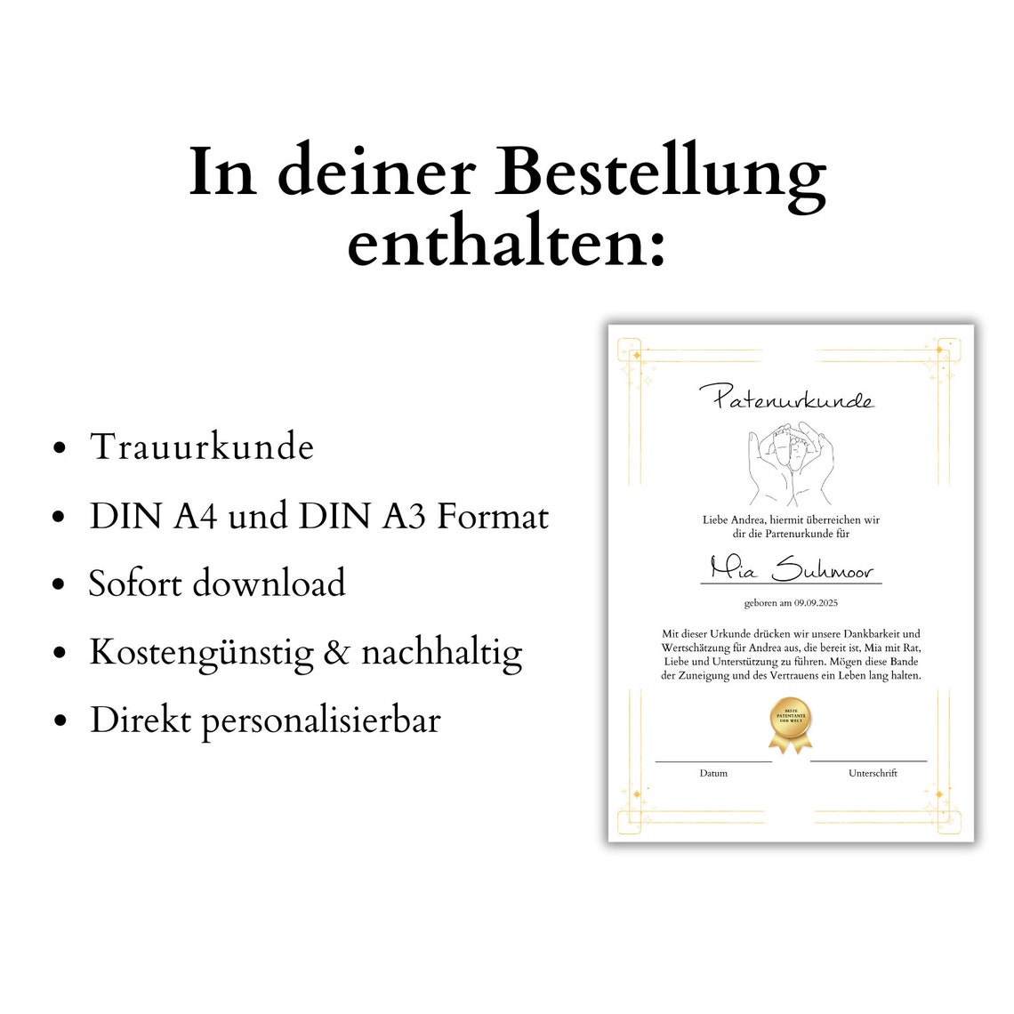 Godparent Certificate Baptism Template | Baptism Certificate for ...
