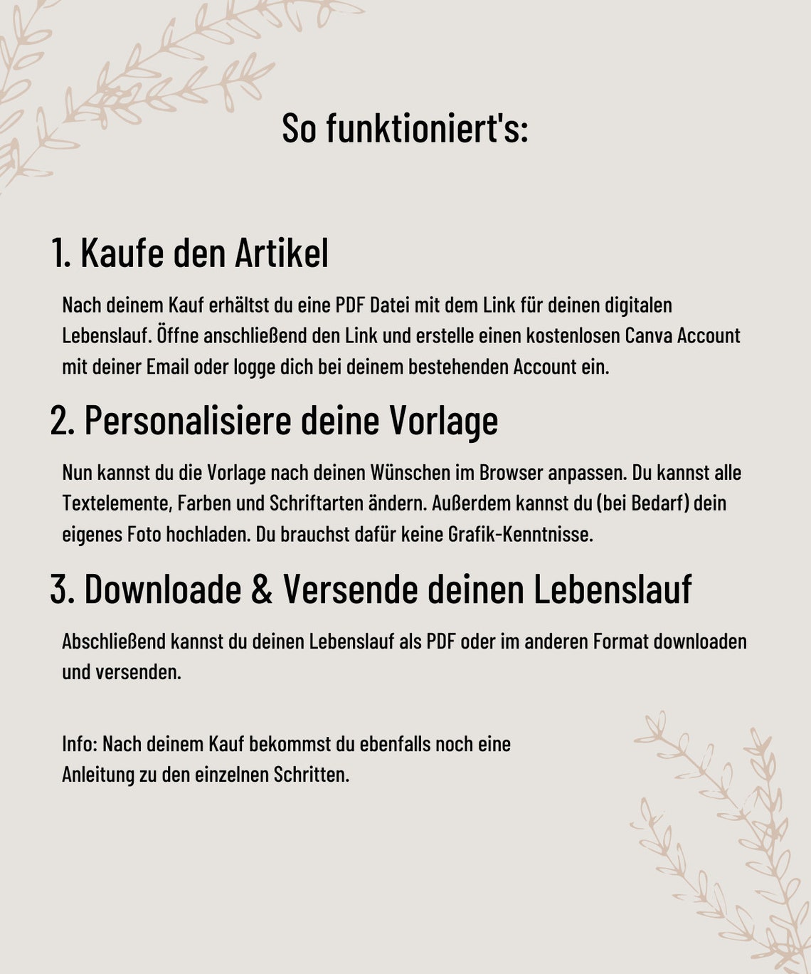 Application Templates | CV Template German, Application Documents With ...