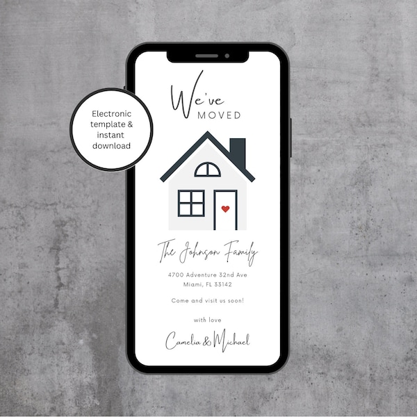 Moving Announcement - Etsy