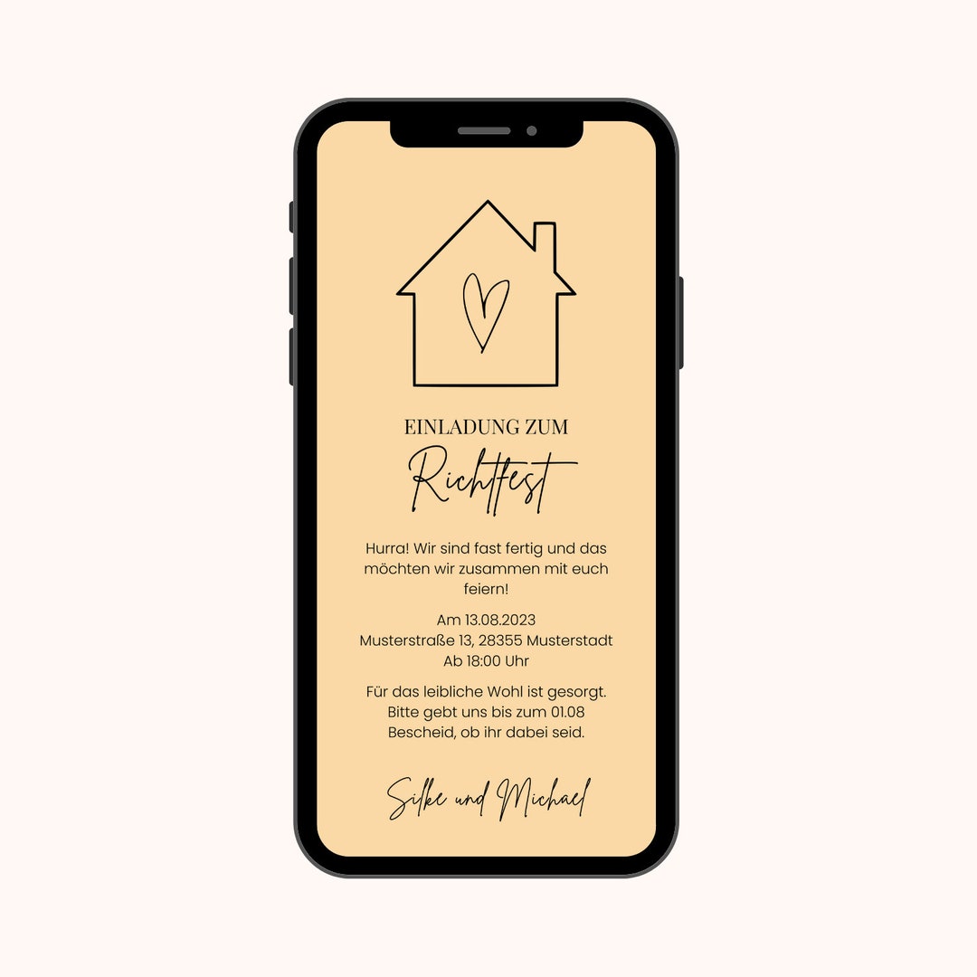 Digital Invitation Topping Out Ceremony Ecard Topping Out Ceremony to ...