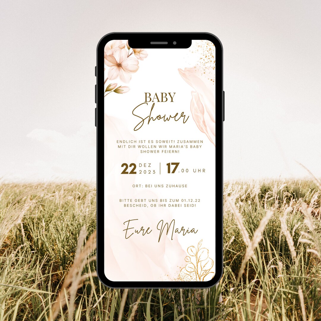 Digital Baby Shower Invitation Ecard Baby Shower Invitation Baby Shower ...