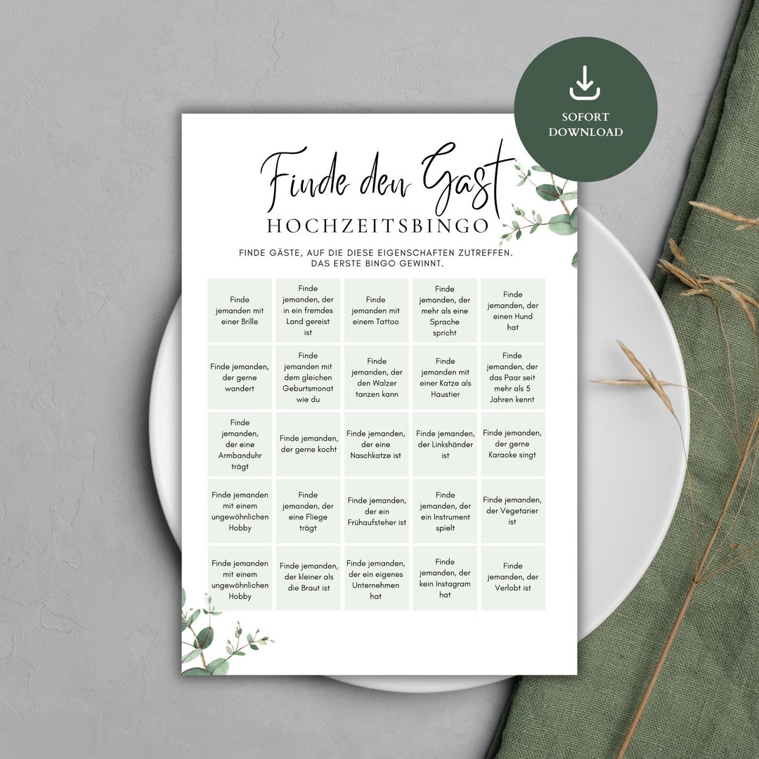 Finde Den Gast Fragen