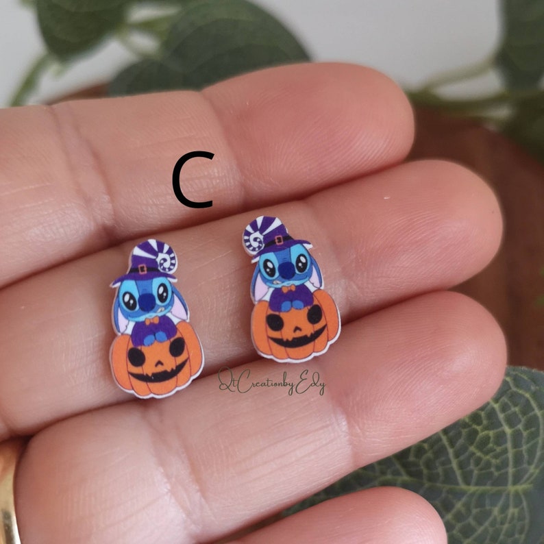 Cartoon Inspired Halloween Earrings. Dangle and Stud Earrings. - Etsy