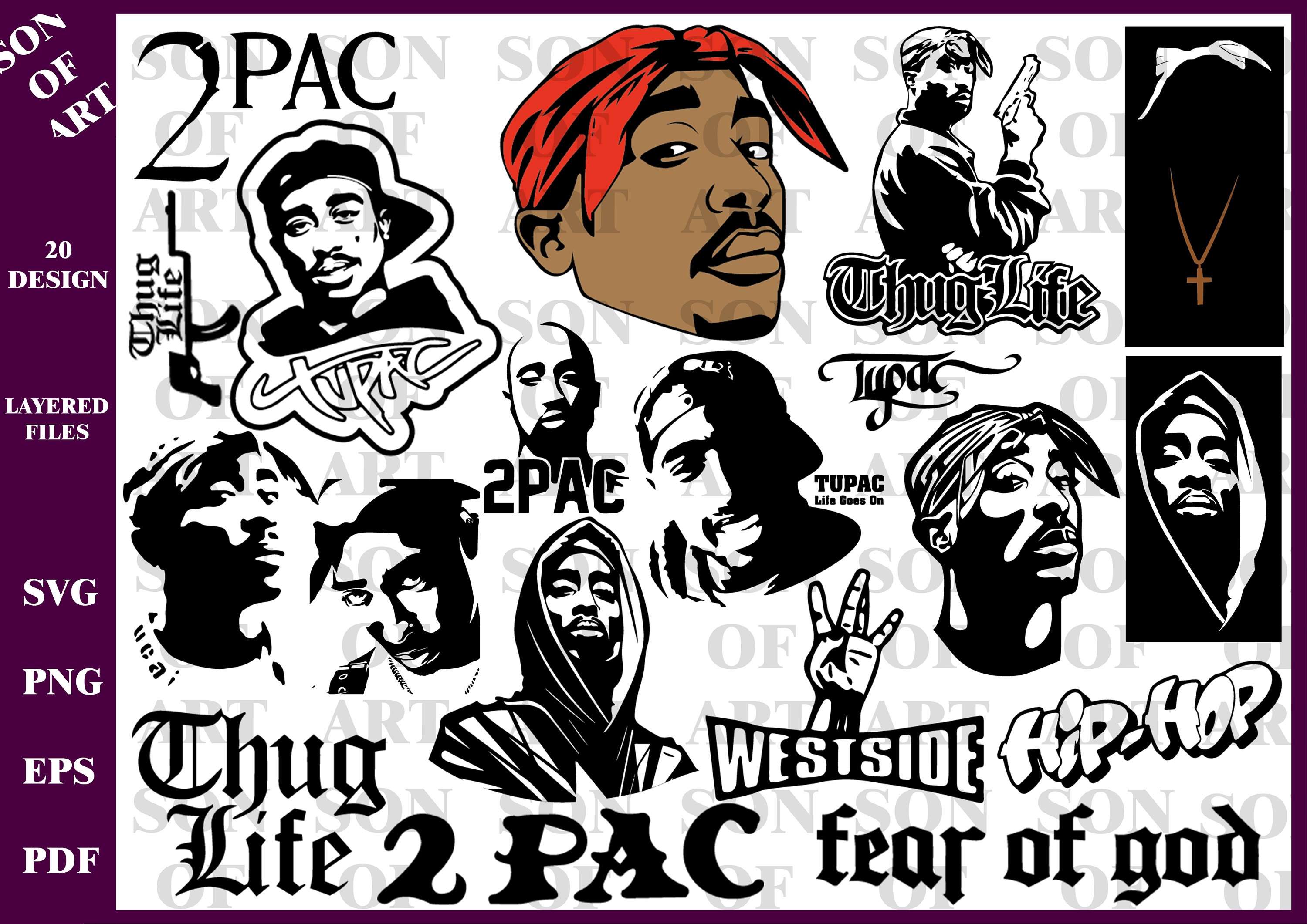 Tupac Logo Vector