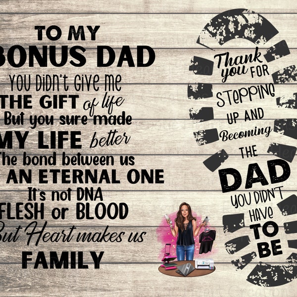 Bonus Dad Svg - Etsy