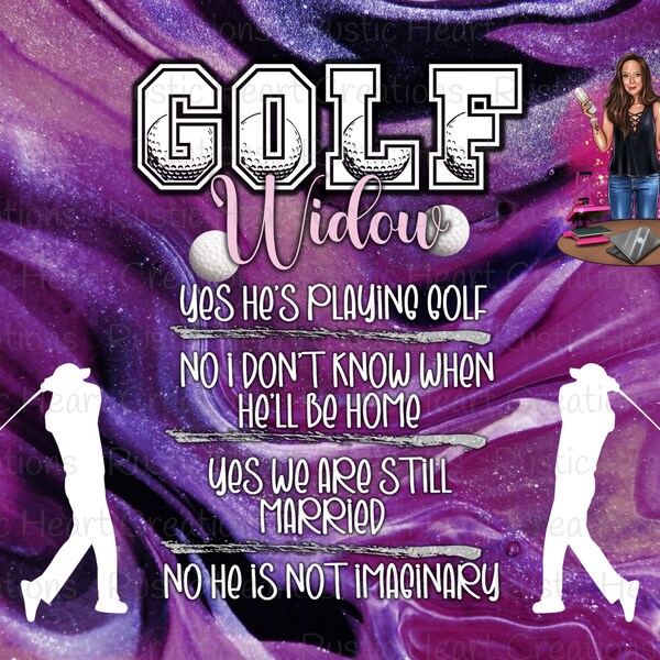 Golf Widow - Etsy