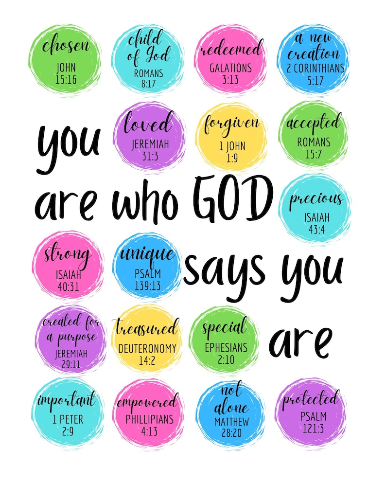 God Says You ARE... - Etsy