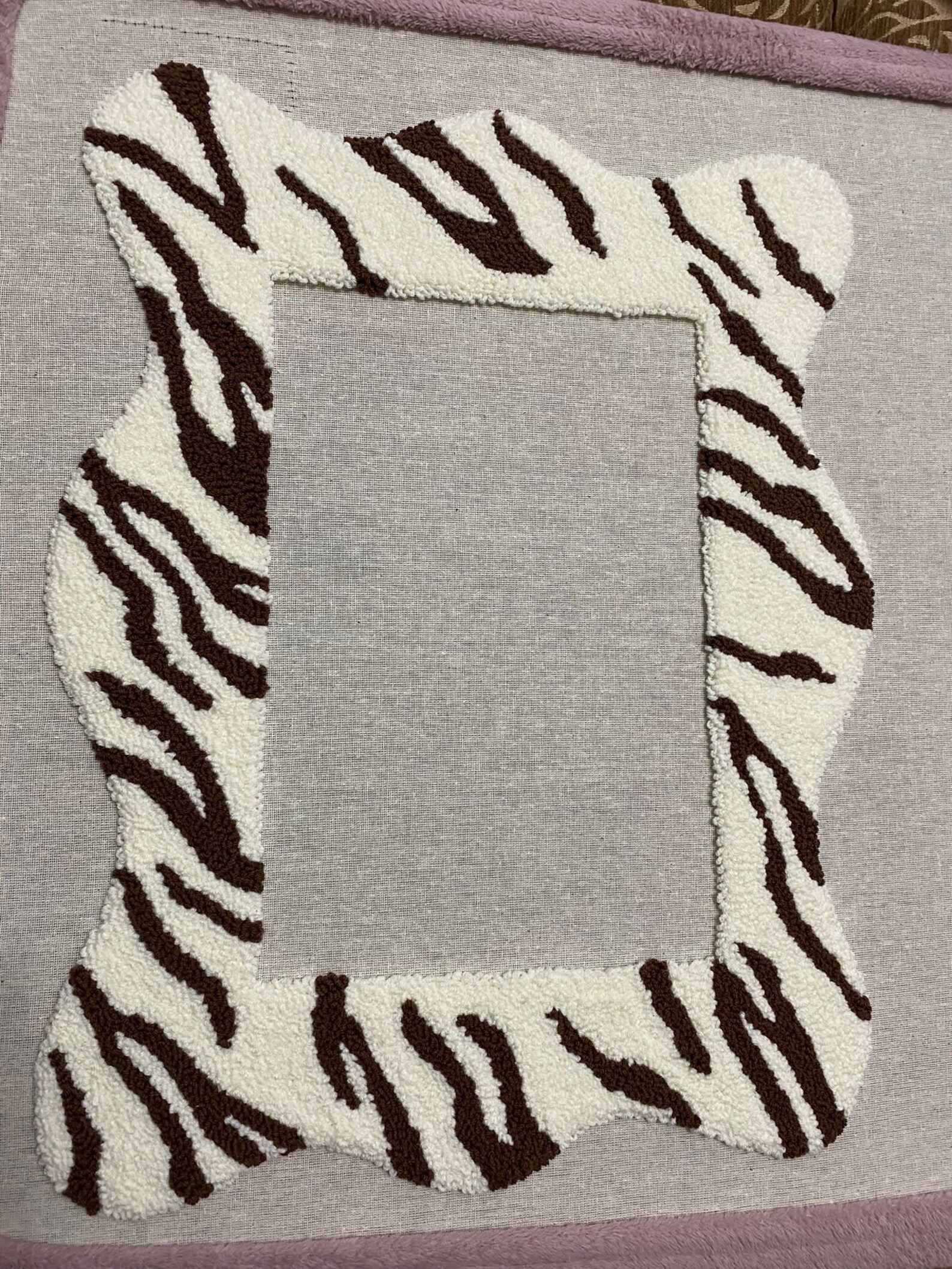 Beatiful Handmade Tufted Mirror Punch Needle Mirror Unique Home Decor ...