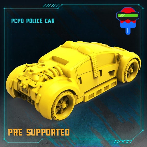 Cyberpunk Car Miniature - Etsy