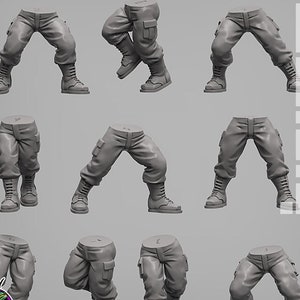 Spacenam Legs Bits-spacenam Jungle Fighters-3d Printed Miniatures ...