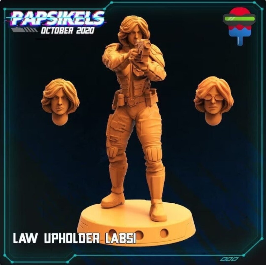 Law Upholder Labsi -cyberpunk – Scifi - 32mm – RPG - Etsy
